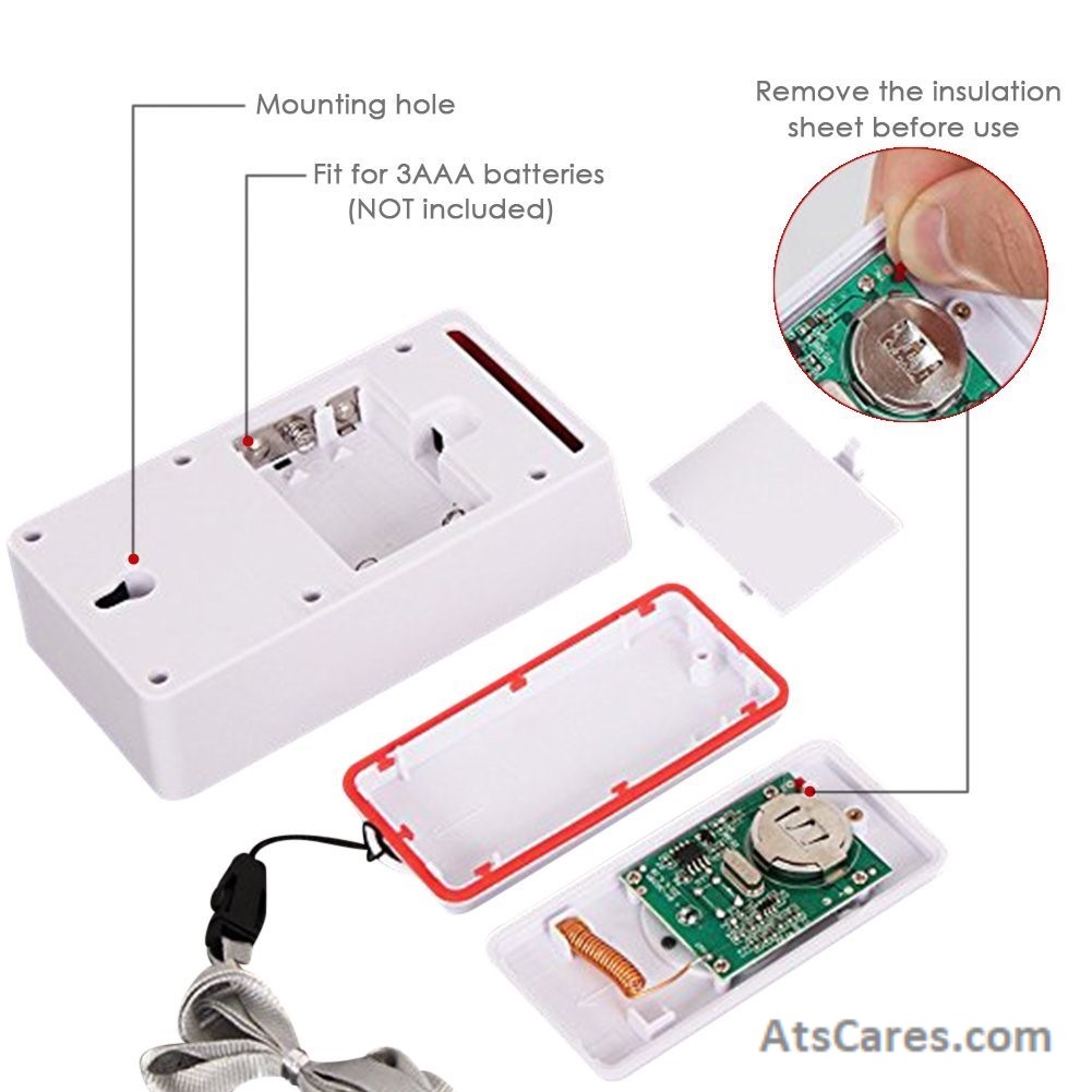 2 Button Caregiver Alert System