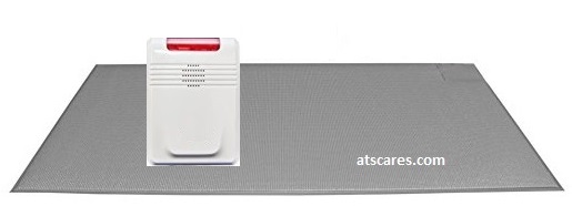 Cordless Floor pressure Mat with Long Range Wireless Alert